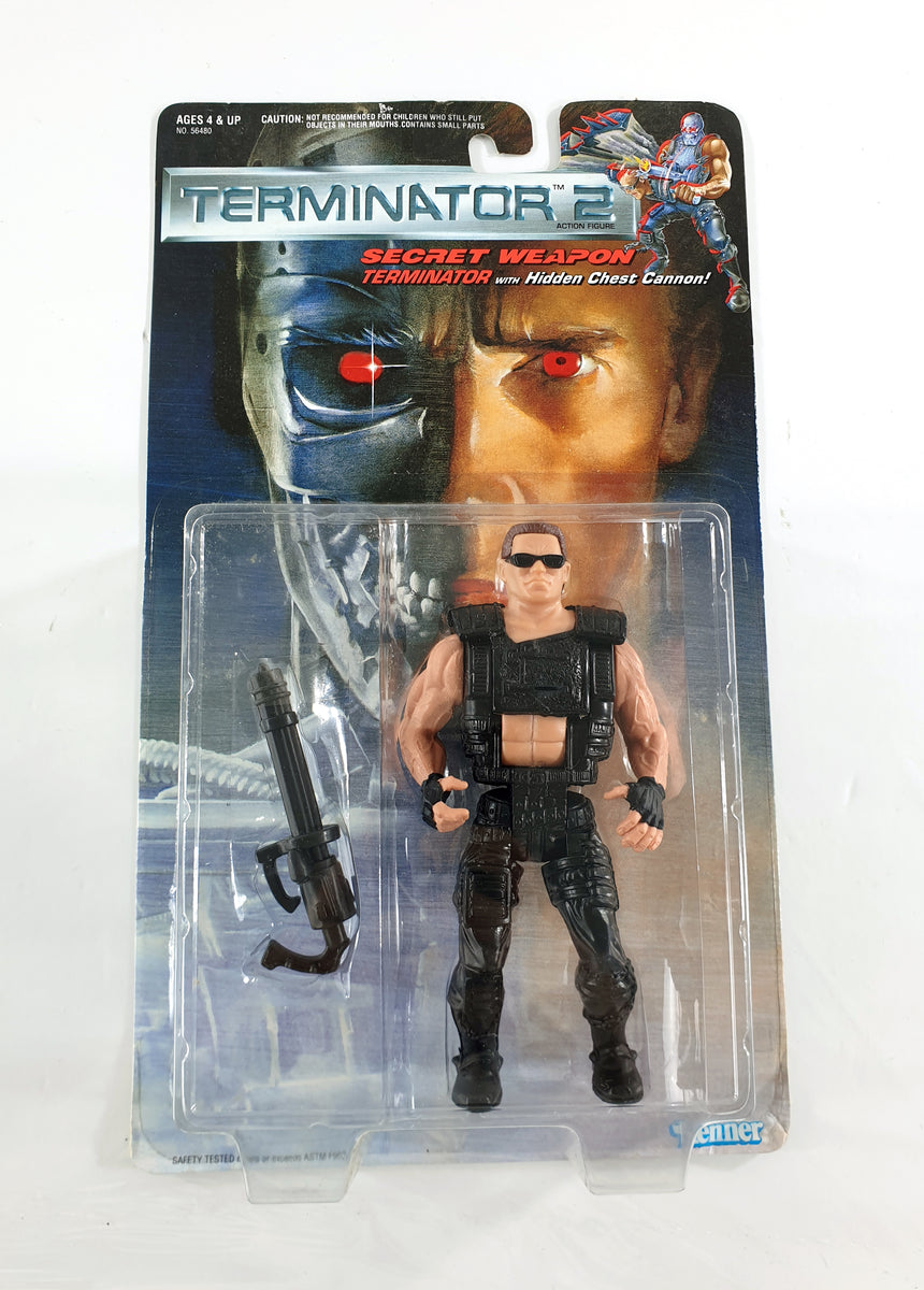 1991 Kenner Terminator 2 Secret Weapon 5.5" T-800 Action Figure ...