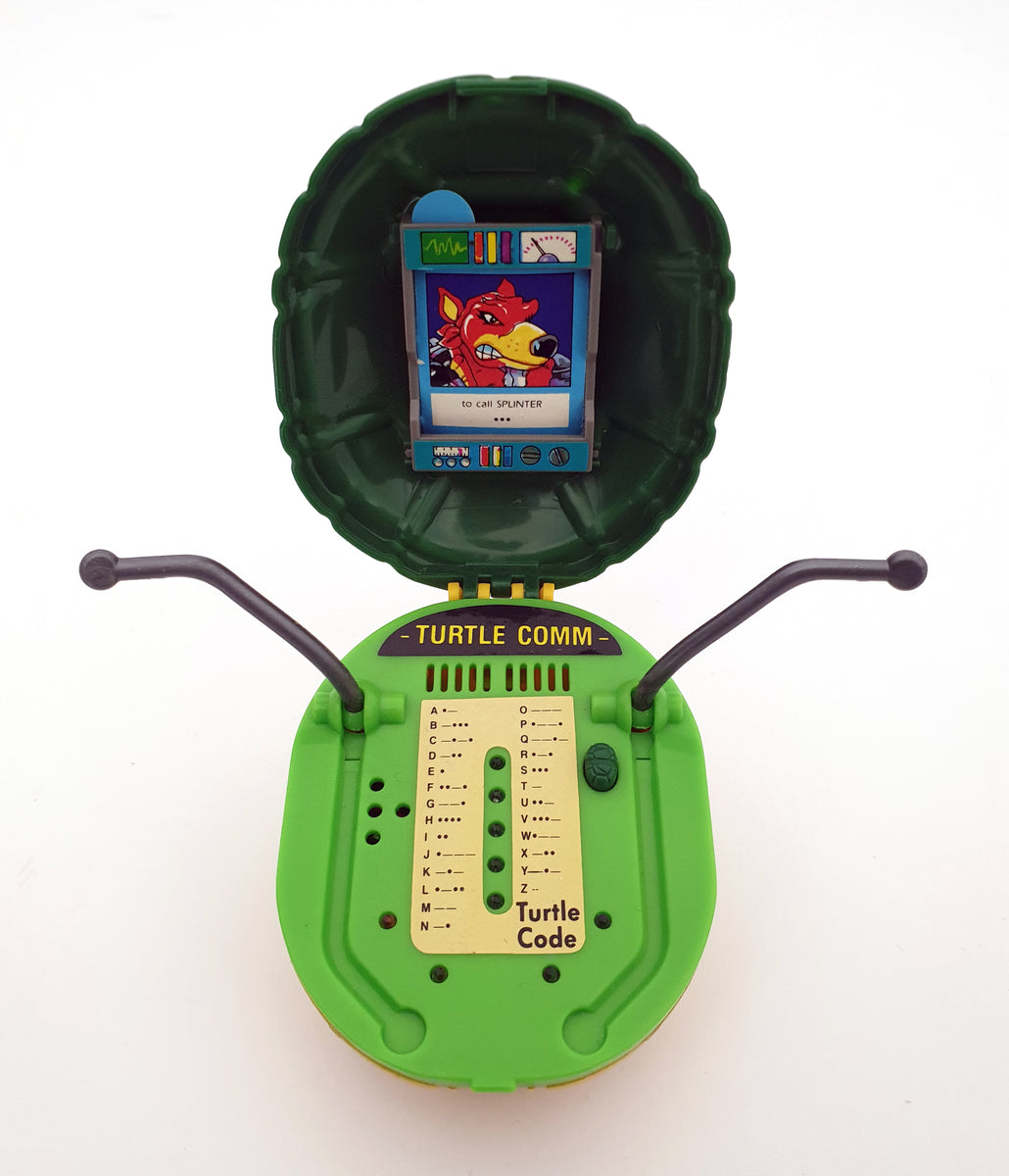 1991 Playmates TMNT 3" Turtle Communicator with Splinter Card ...