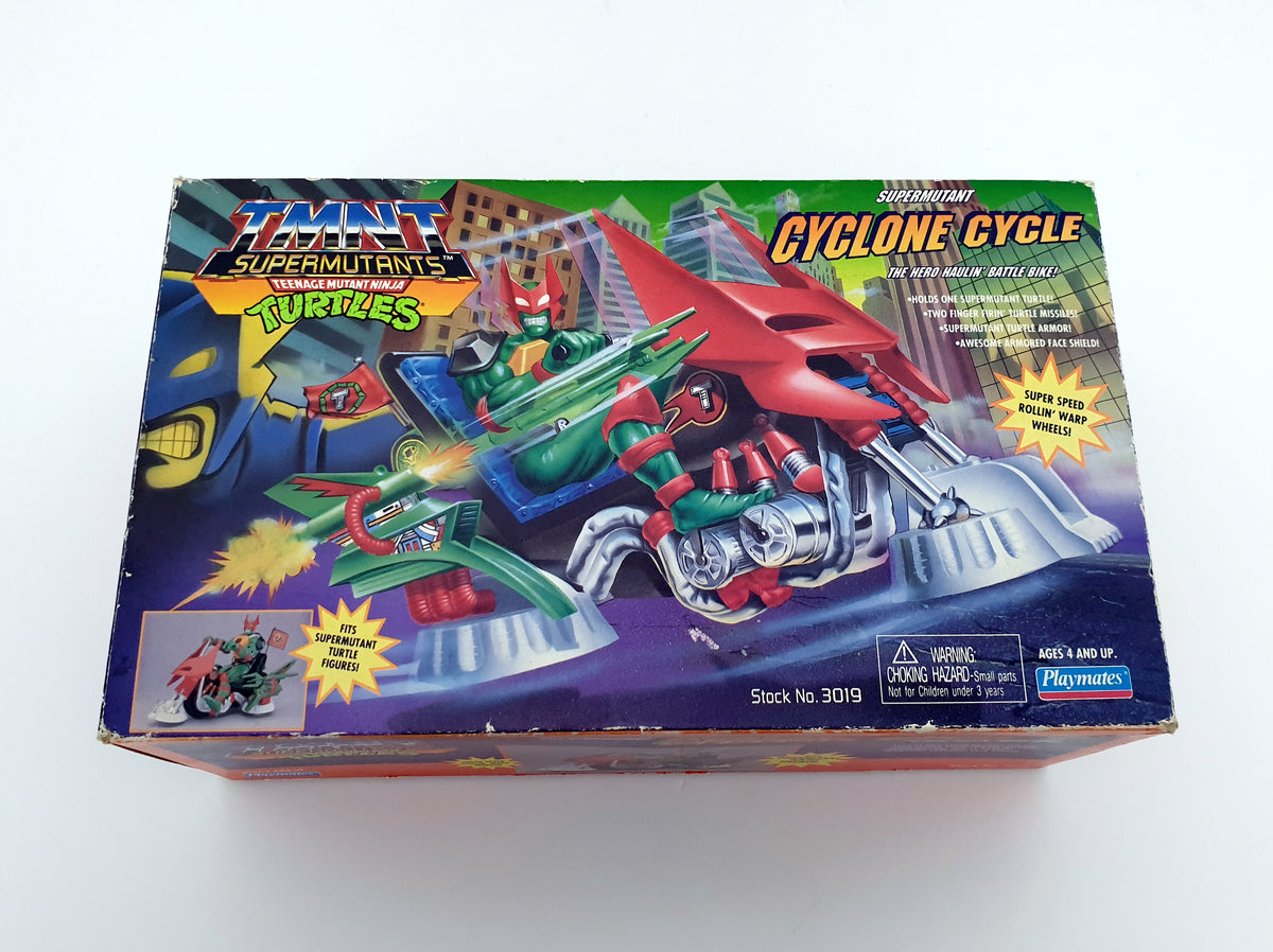 1994 Playmates TMNT SuperMutants 7" SuperMutant Cyclone Cycle Vehicle ...