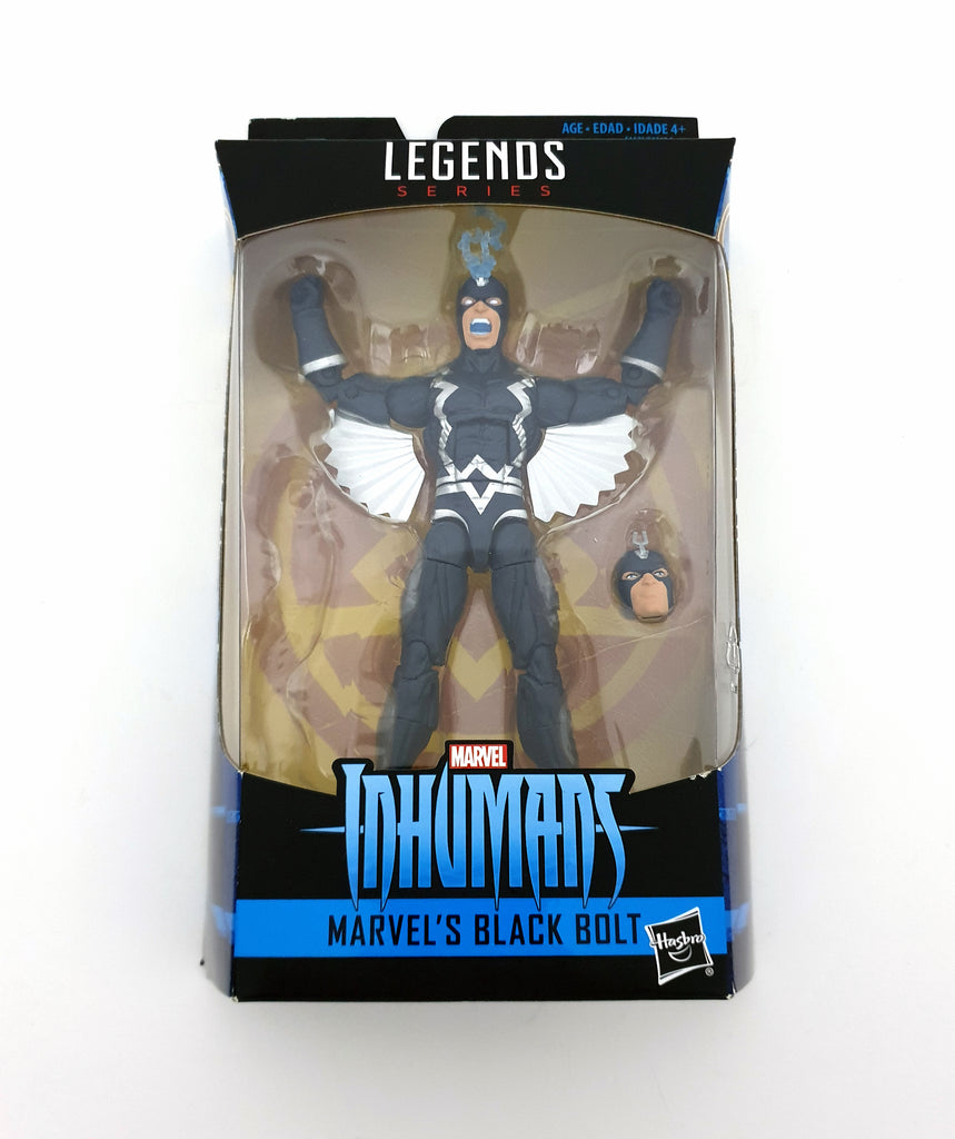 2017 Hasbro Marvel Legends Inhumans 6" Black Bolt Action Figure - NO O ...