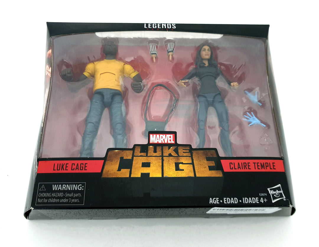 2017 Hasbro Marvel Legends Luke Cage 6" Luke Cage & Claire Temple Acti ...