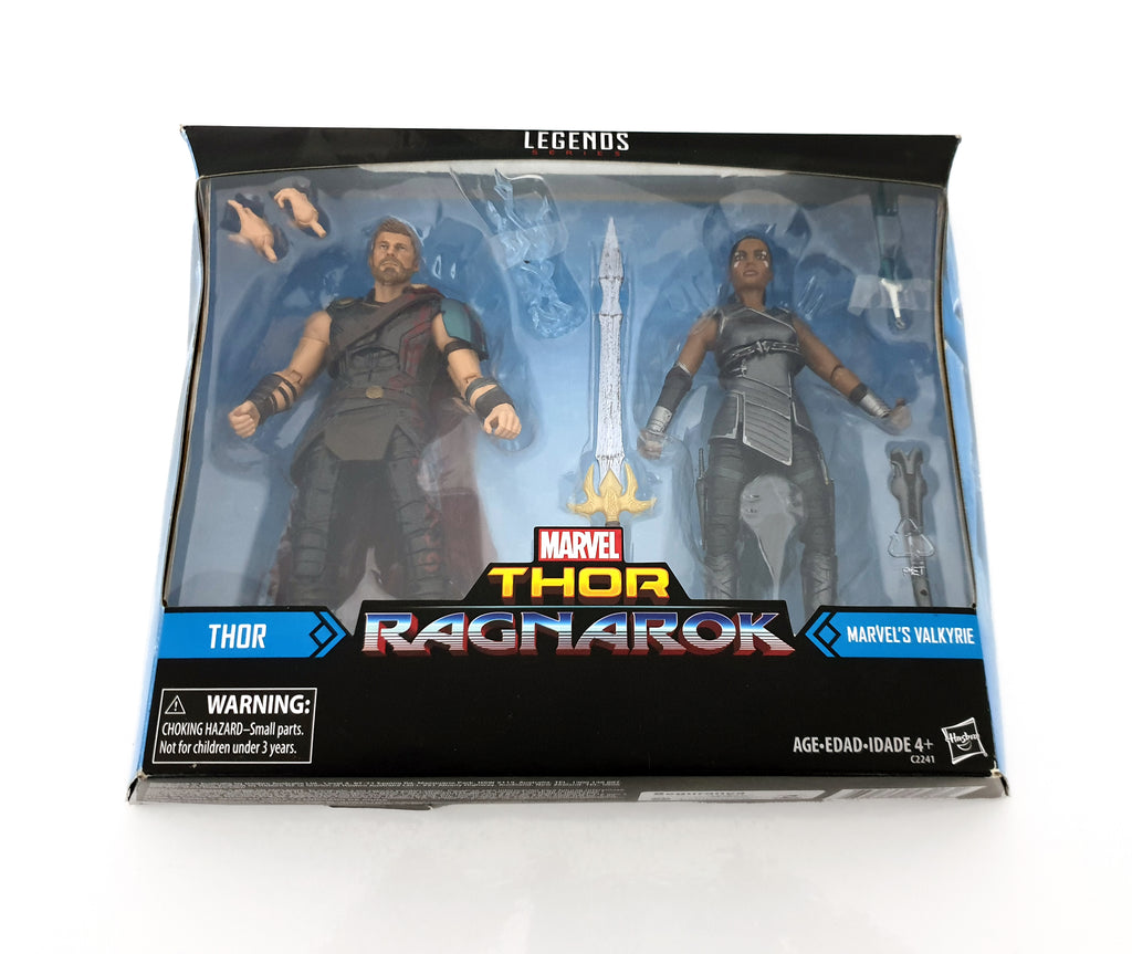 2017 Hasbro Marvel Legends Thor Ragnarok 6" Thor & Valkyrie Action Fig ...