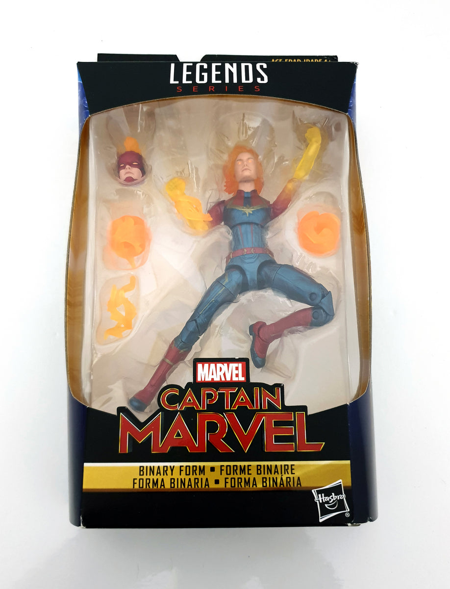 2018 Hasbro Marvel Legends 6" Binary Form Captain Marvel Action Figure ...