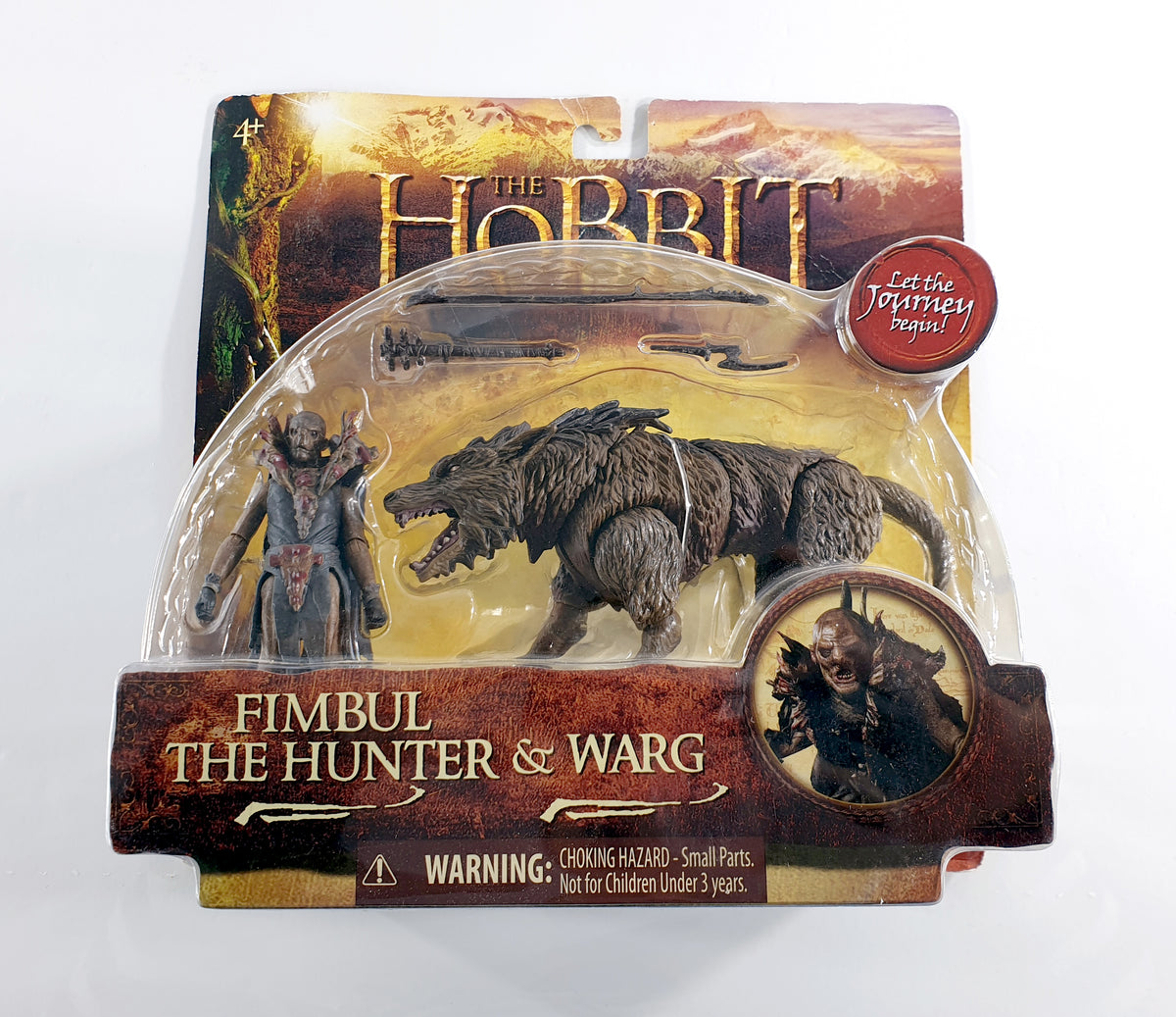 2012 The Hobbit 4" Orc & 6" Warg Action Figures – AsfaNation - אספניישן