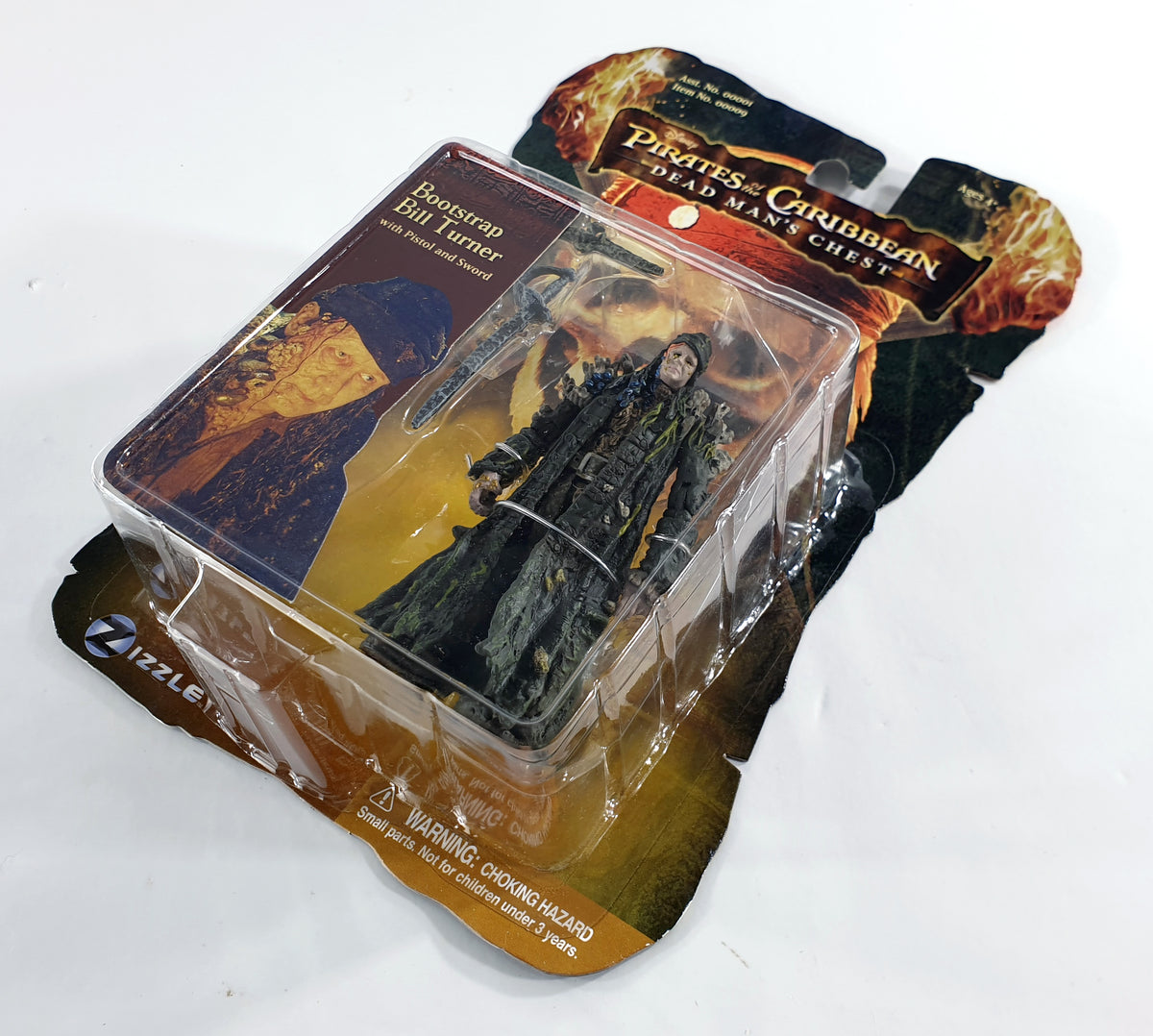 2006 Zizzle Pirates of the Caribbean 4" Bootstrap Bill Turner Action F ...