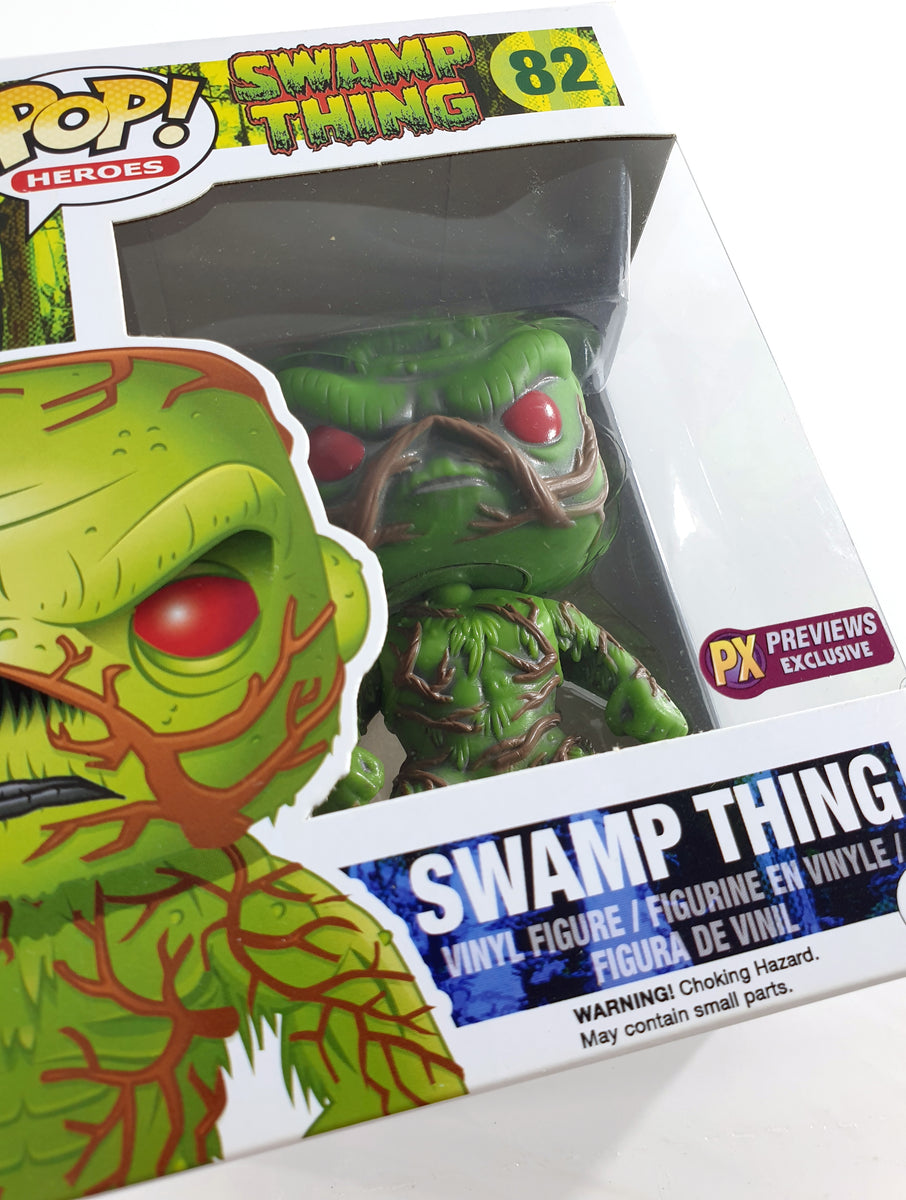 2015 Funko Pop DC Swamp Thing #82 3.75" PX Previres Exclusive Swamp Th ...