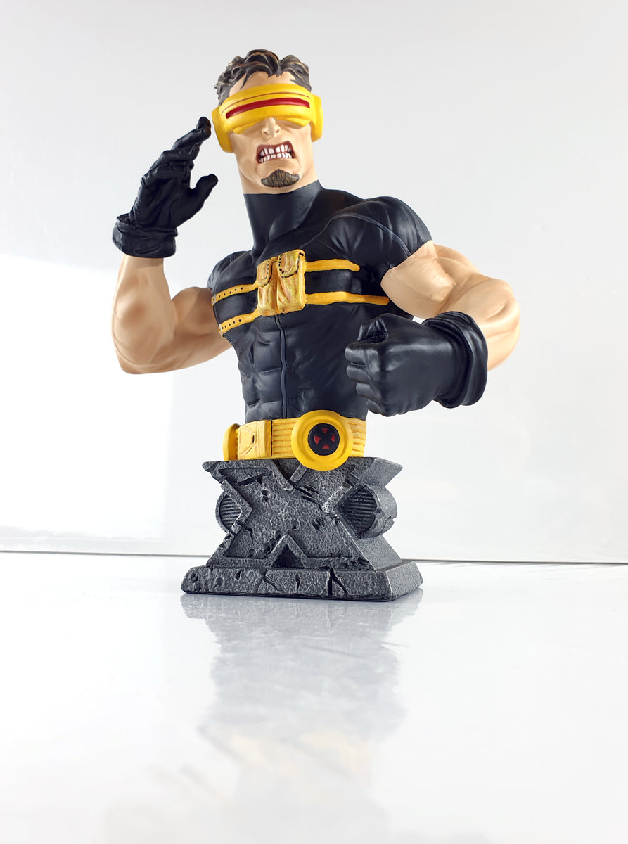 2002 Diamond Select Toys Marvel X-Men 7" Cyclops Mini Bust Statue ...