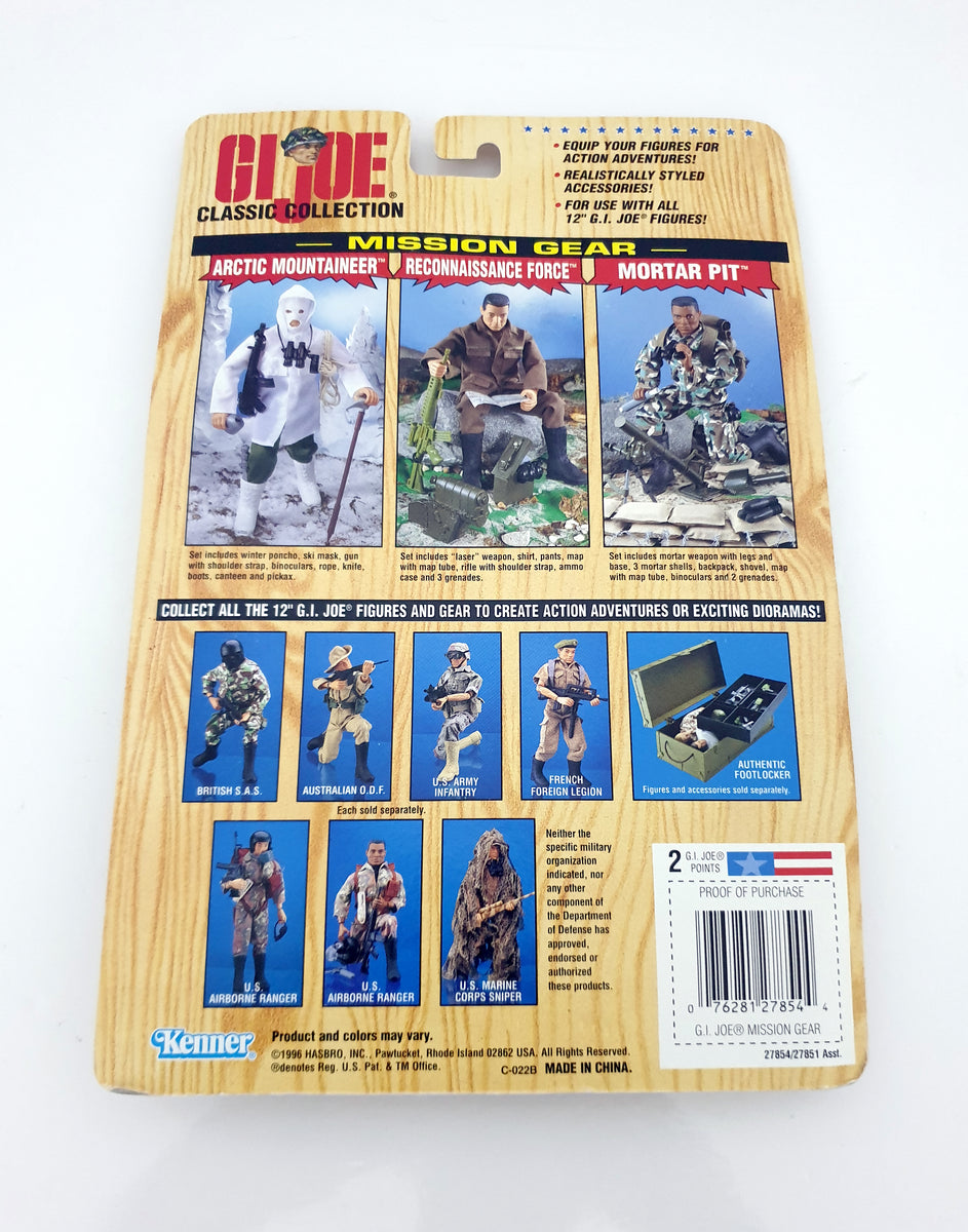 1996 Kenner G.I. Joe Mortar Pit Mission Gear for 11"-12" Action Figure ...