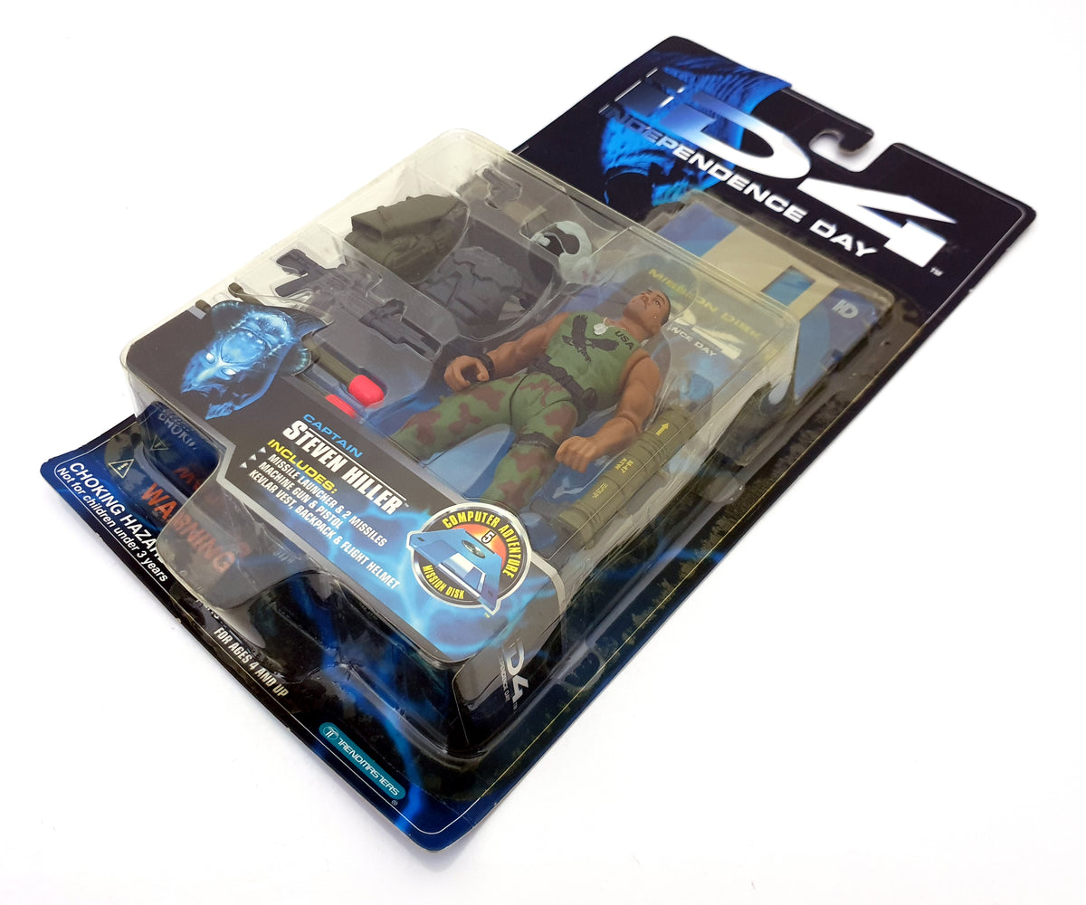 1996 Trendmasters Independence Day 5" Captain Steven Hiller Action Fig ...