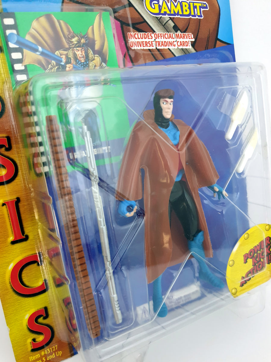 1995 Toy Biz Marvel X-Men The Animated Series 5" Gambit Action Figure ...