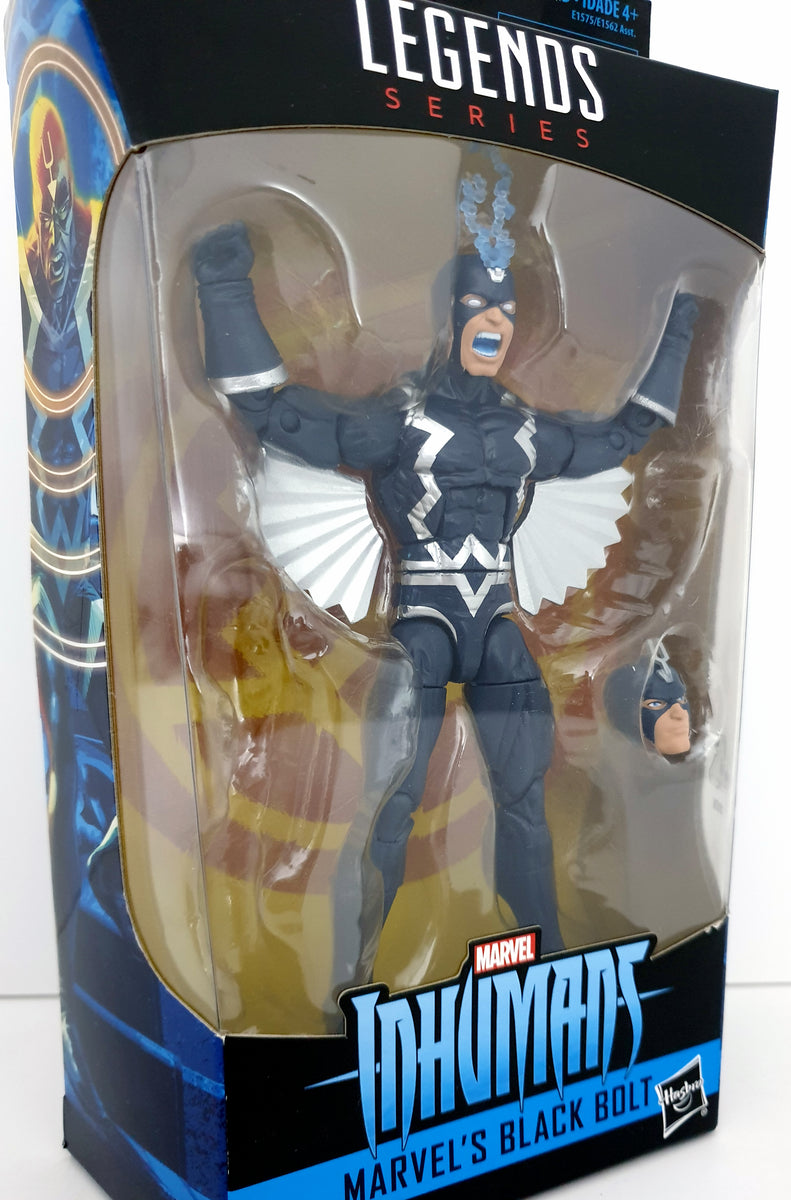 2017 Hasbro Marvel Legends Inhumans 6" Black Bolt Action Figure - NO O ...