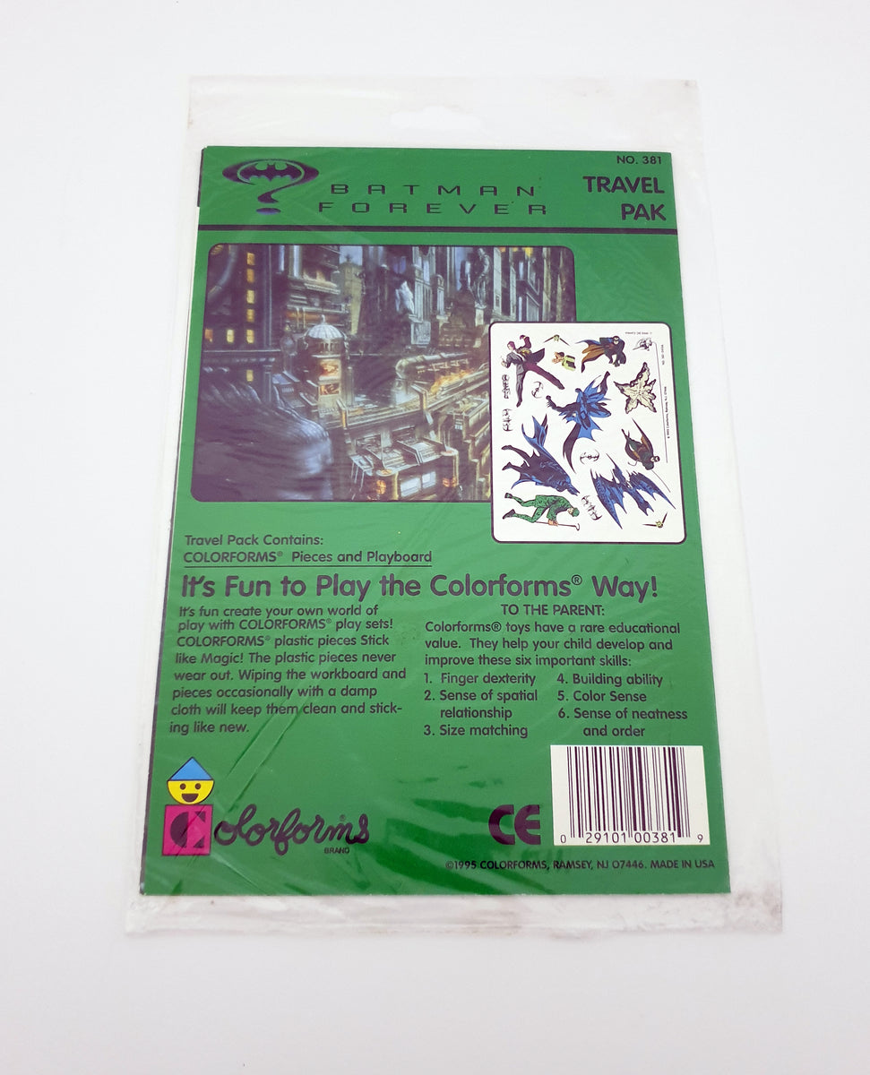 1995 Colorforms DC Batman Forever Travel Pak Kit – AsfaNation - אספניישן